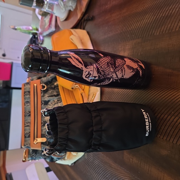 Burberry | Accessories | Burberry Black Insulated Bottle Carrier | Poshmark
